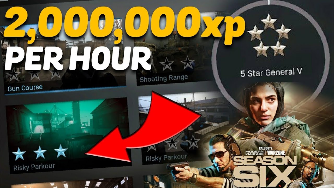 EASY 2,000,000 XP per HOUR!! Not CLICKBAIT!! SEASON 6 Modern Warfare ...