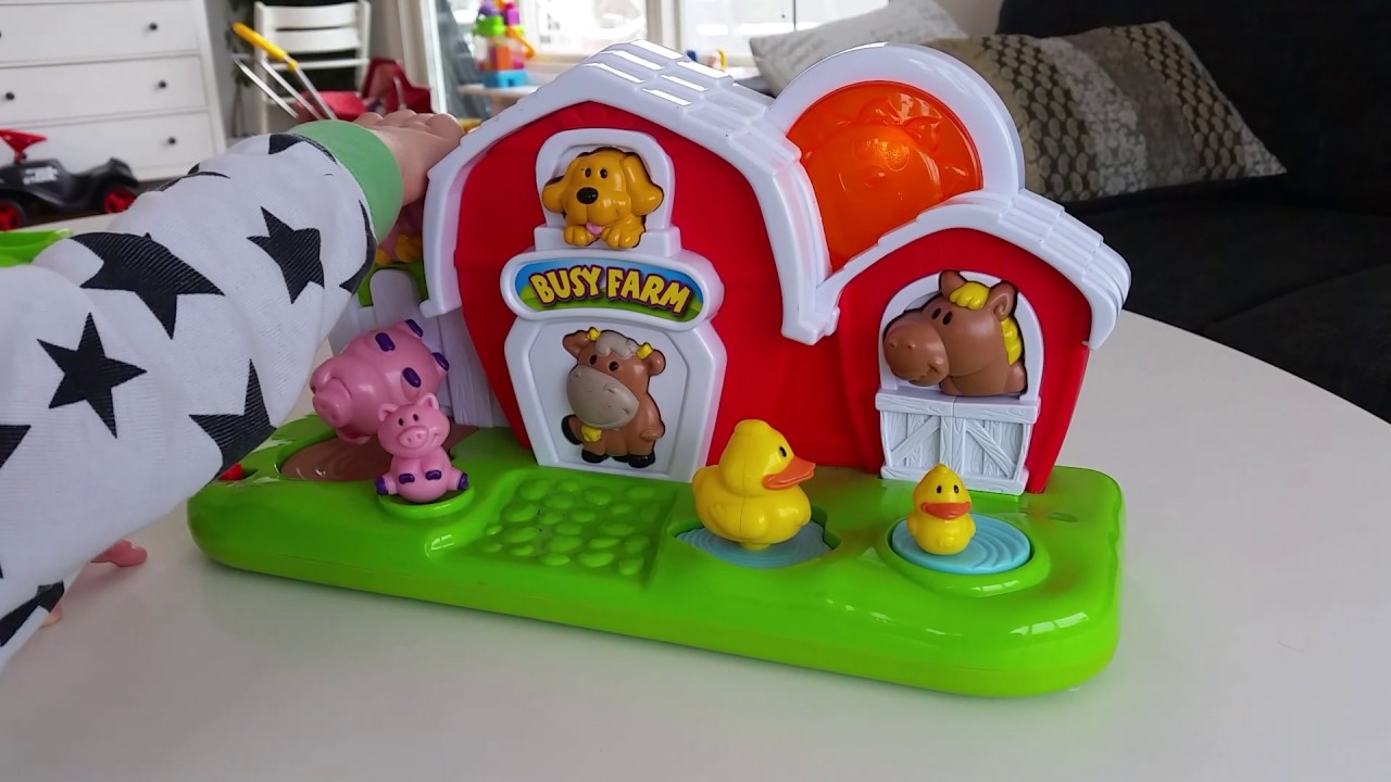 #7 Busy Farm - Play learn color animal fun toy busy farm with light and ...