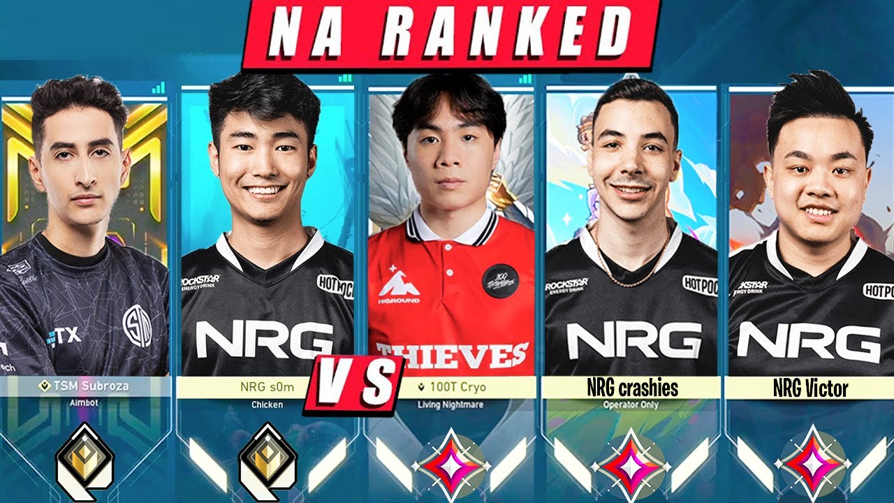 NRG s0m & TSM Subroza Vs 100T Cryocells , NRG crashies & NRG Victor In ...