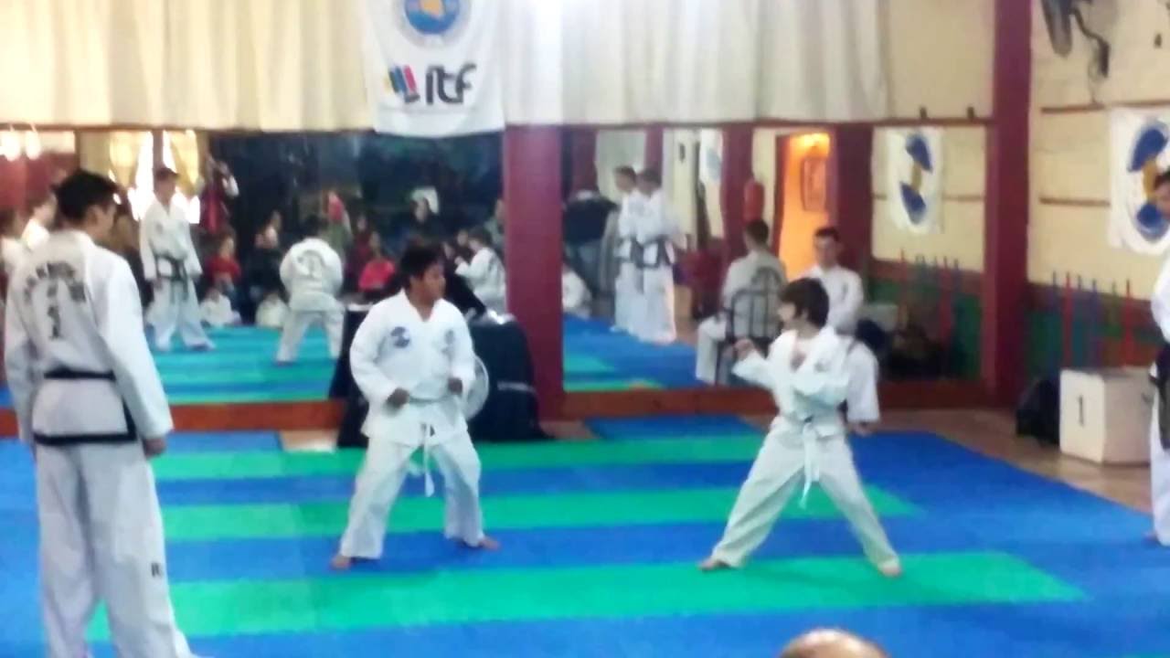 Tae Kwon Do Julian en su examen de Promocion - YouTube