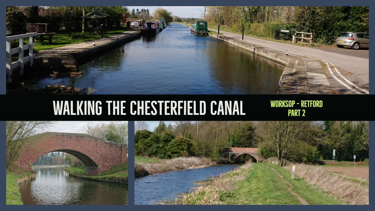 The Chesterfield Canal Towpath Walk Worksop - Retford Part 2 - YouTube