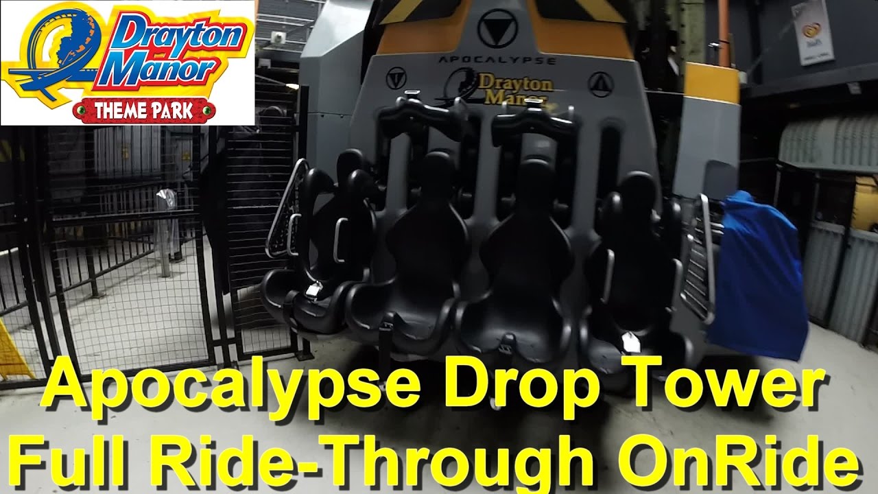 Apocalypse Sit Down Drop Tower - Full Ride-Through OnRide ...