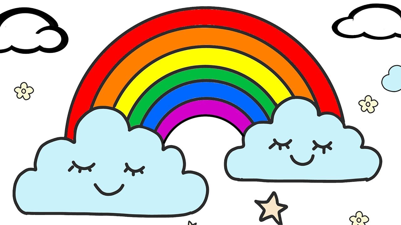 Learn Colors with Rainbow | Kids Songs & Nursery Rhymes - YouTube