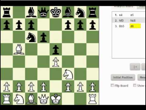 Spanish Opening (Ruy Lopez) - Common Variations - YouTube