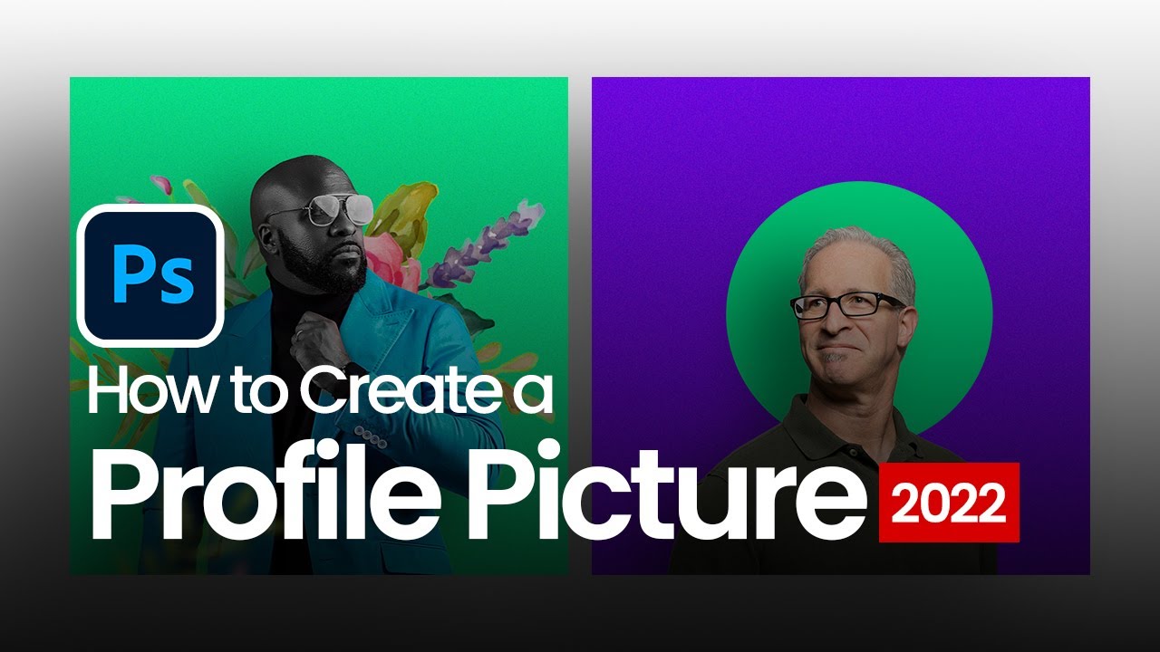 How To Create A Profile Picture on Adobe Photoshop (2022) - YouTube