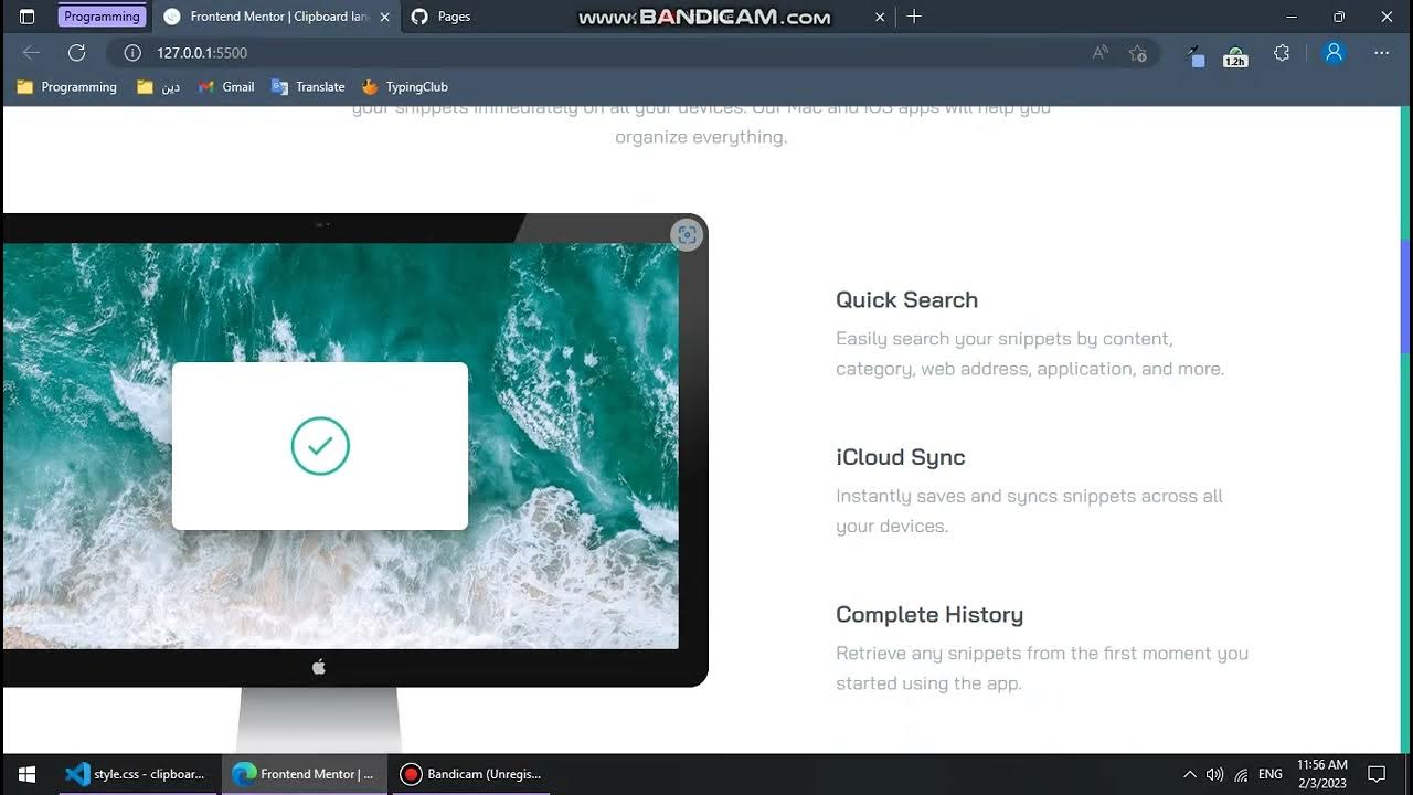 Clipboard Landing Page | HTML CSS - YouTube
