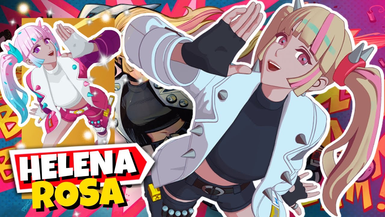 HELENA ROSA PARECE QUE SAIU DIRETO DE UM MANGÁ! — FORTNITE - YouTube