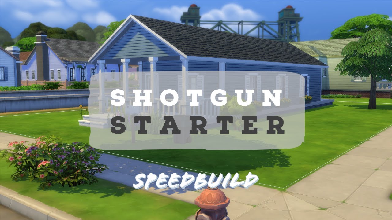 Shotgun Starter | The Sims 4 Speedbuild - YouTube