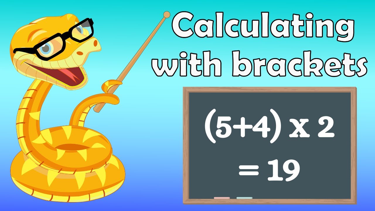 Calculating with brackets for kids | Learn math fun & easy 😎 - YouTube