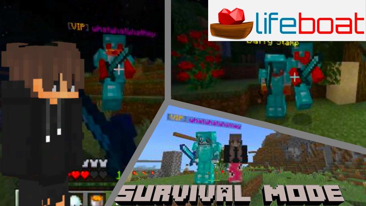 🔥Dominando Lifeboat Survival Mode | PvP MINECRAFT - YouTube
