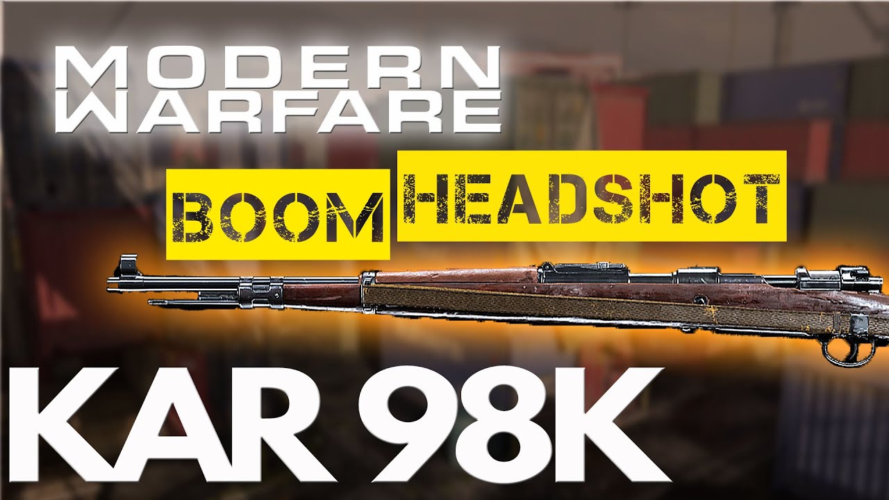 Boom Headshot - KAR 98K - Call of Duty Modern Warfare 2019 Montage - YouTube