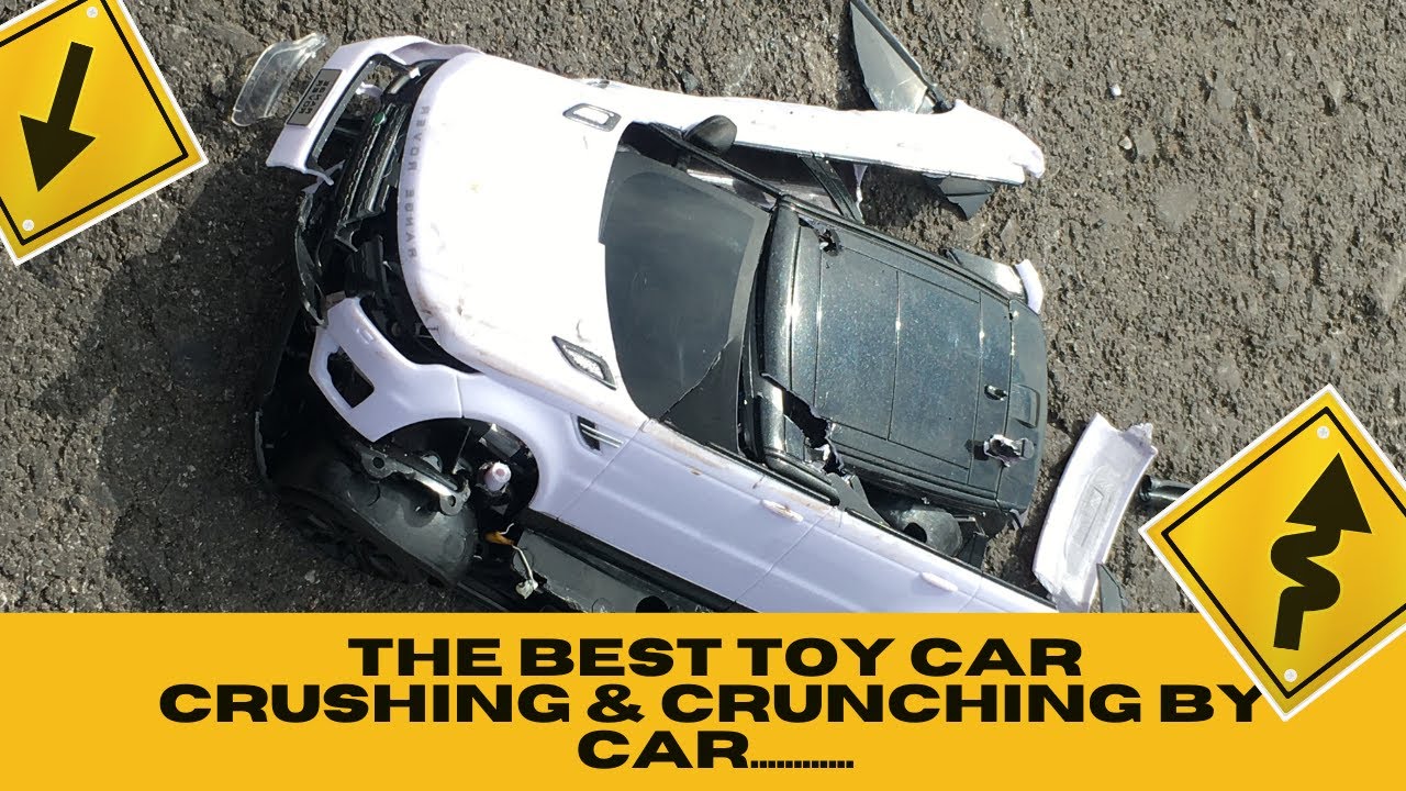 ASMR TOY CAR CRUSHING CRUNCHING EXPERIMENT BY CAR. JUST LISTEN TO THE ...