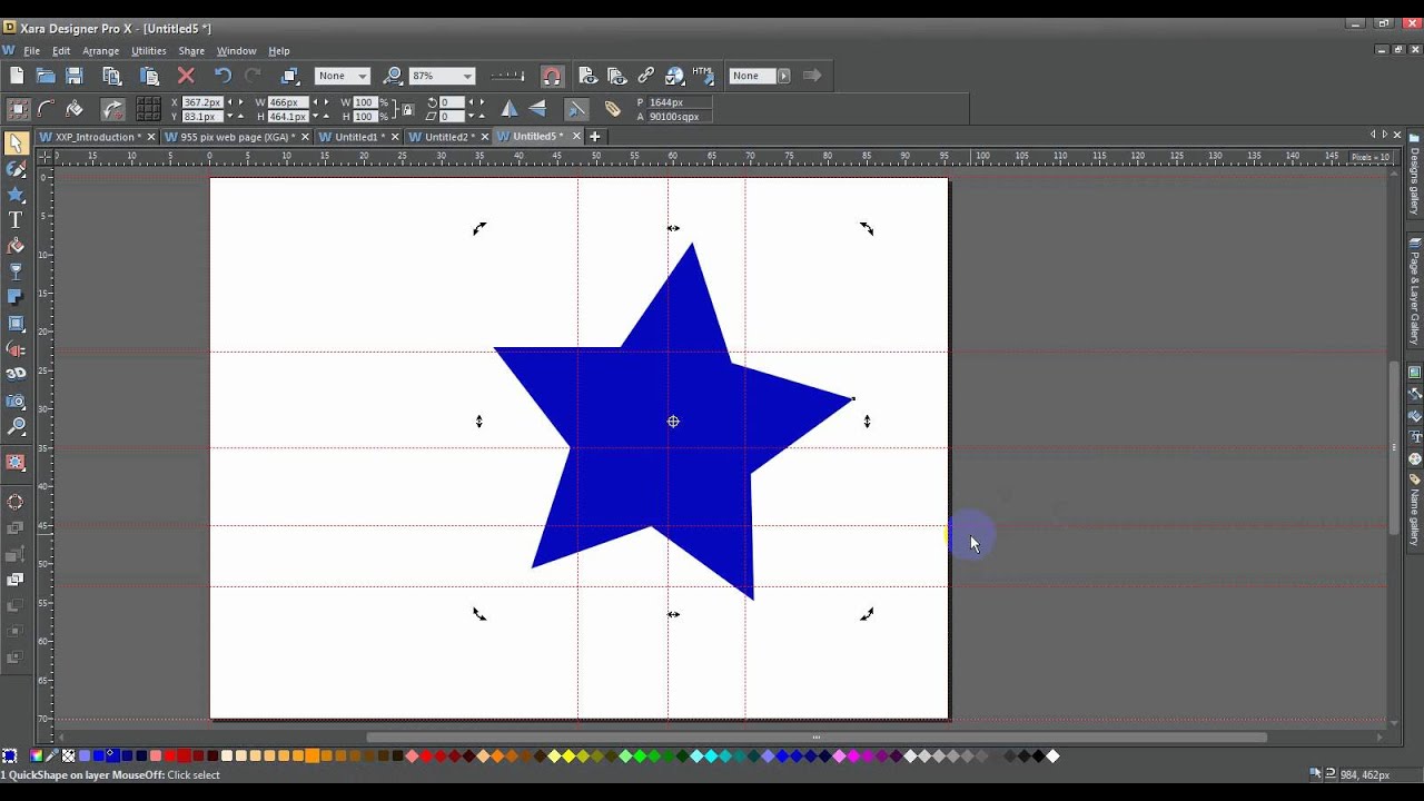 Xara Constrained Rotation with Star Shapes - YouTube
