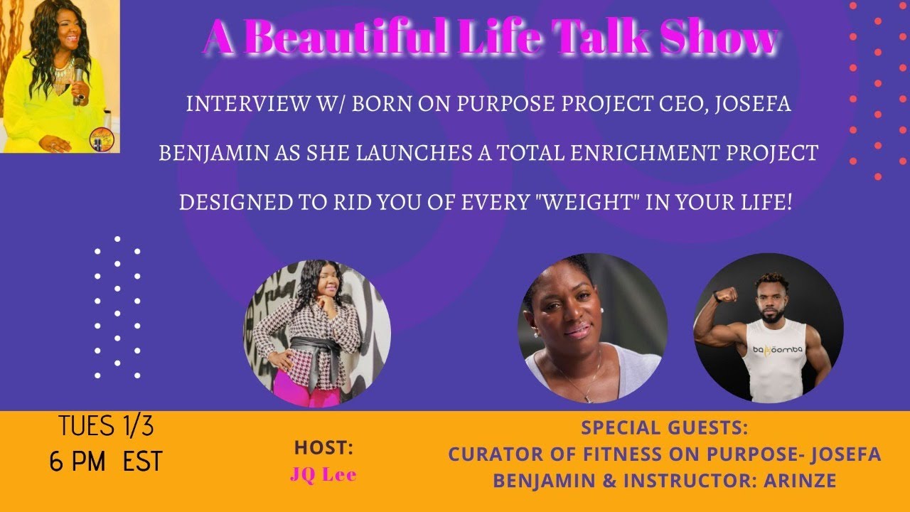 Interviewing Born on Purpose Project CEO, Josefa Benjamin and her next ...