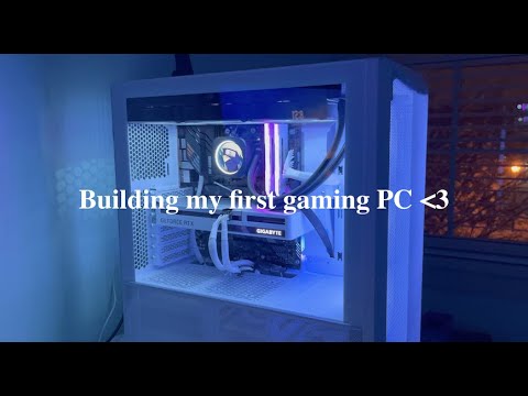 Building my first PC computer - white aesthetic, mid-tower, RTX 3060 ...