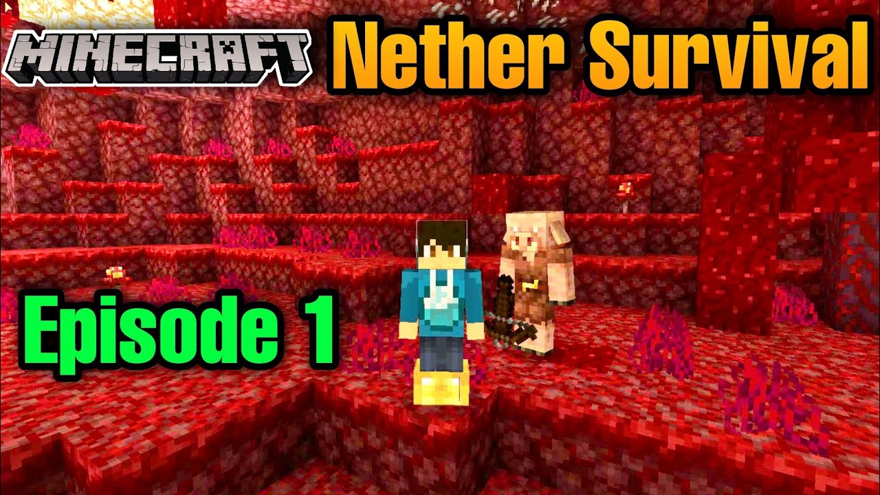 Minecraft Tamil 😍 | Nether Survival Gameplay 😲 | Journey Begins 🤣 ...