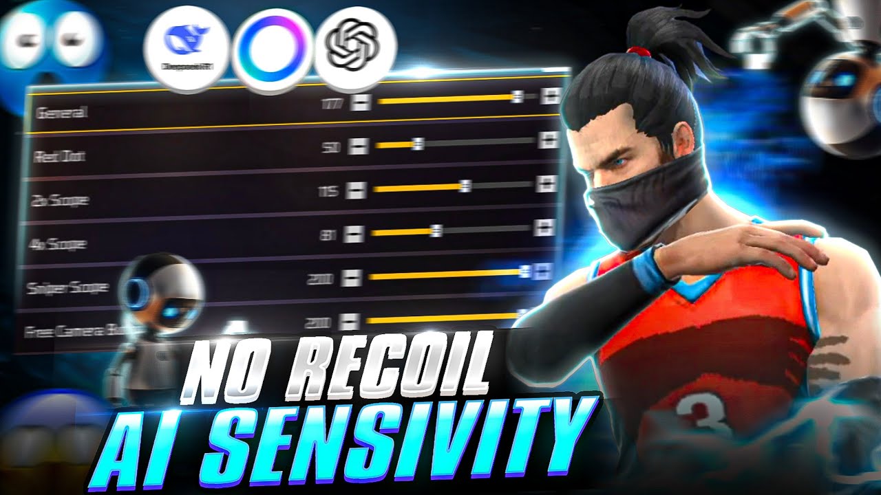 NO RECOIL AI SENSIVITY 🤯 BRAZILIAN 🇧🇷AUTO HEADSHOTS 2GB,4GB,6GB,8GB,💀 ...