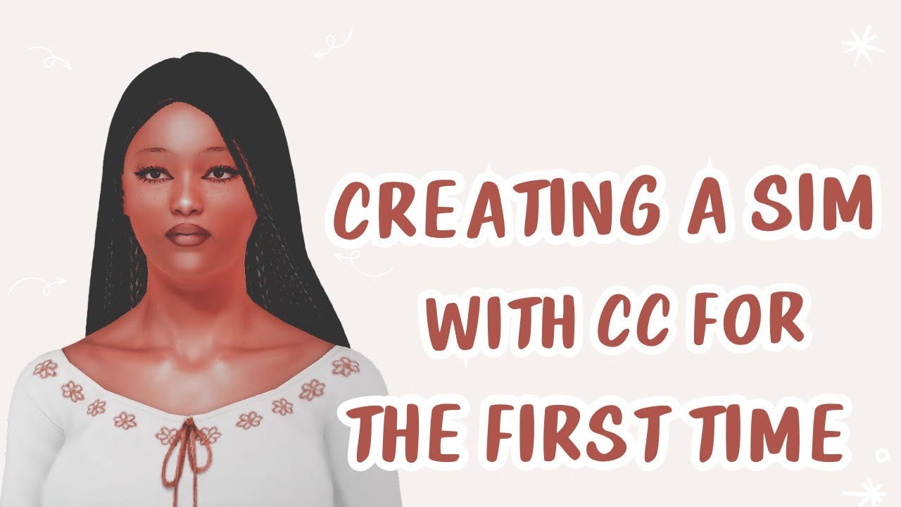 FIRST TIME PLAYING WITH CC FOR | THE SIMS 3 CAS VIDEO⭐ - YouTube