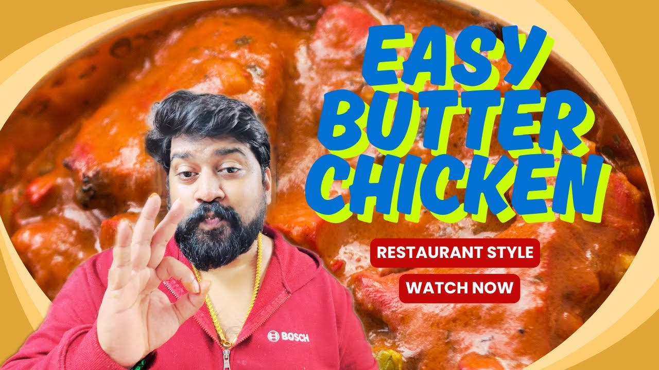 Easy Butter Chicken Recipe! (Restaurant Style) - Triveen - YouTube