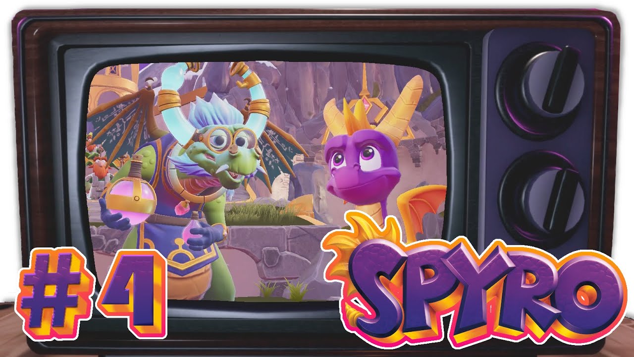 The Spiders are ARMORED | Let's Play Spyro the Dragon #4 (Spyro ...