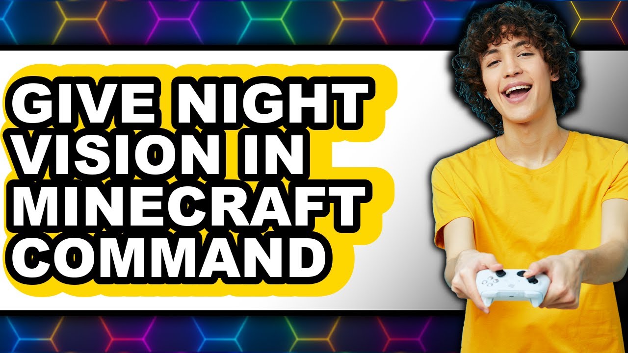 How to Give Night Vision in Minecraft Command (updated) - YouTube