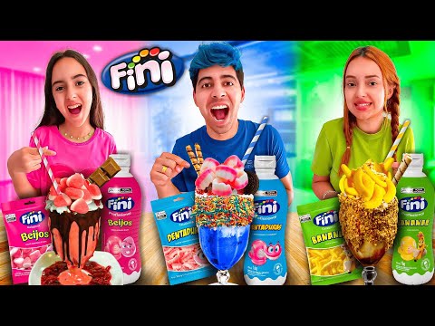 QUEM FIZER O MELHOR SORVETE DE  FINI VENCE!! (Coberturas Fini)