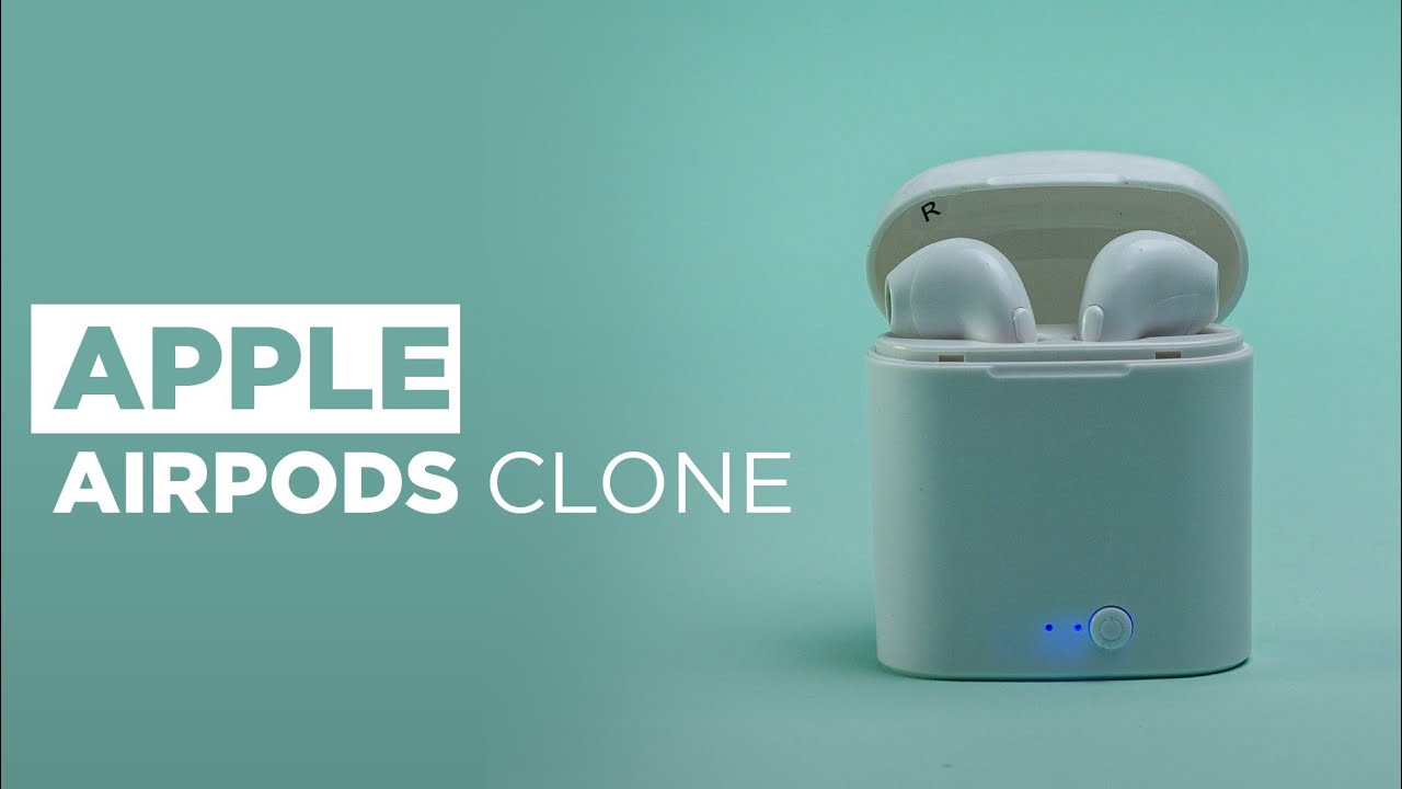 Apple Airpods - i7 TWS bluetooth earbuds (Airpods Clone) - YouTube