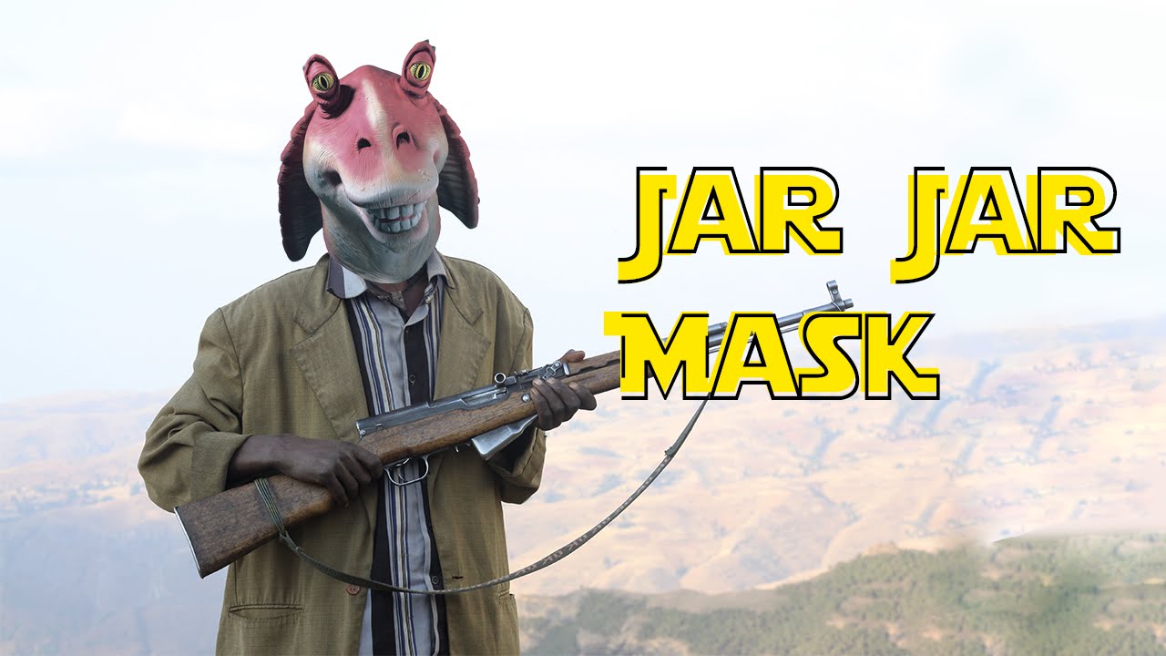 Jar Jar Binks Mask Review - YouTube