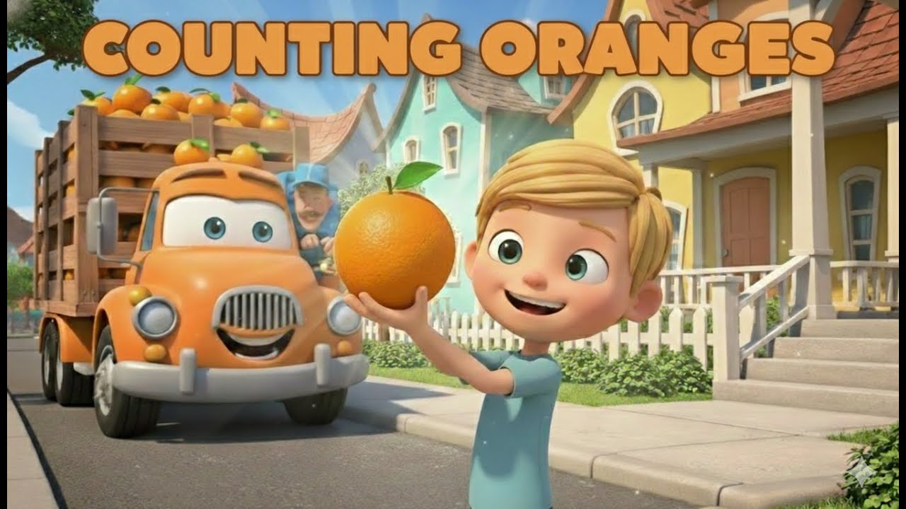 The Orange Song Counting 1 to 10 for Kids! 🍊🔢| Jungle ABC - YouTube