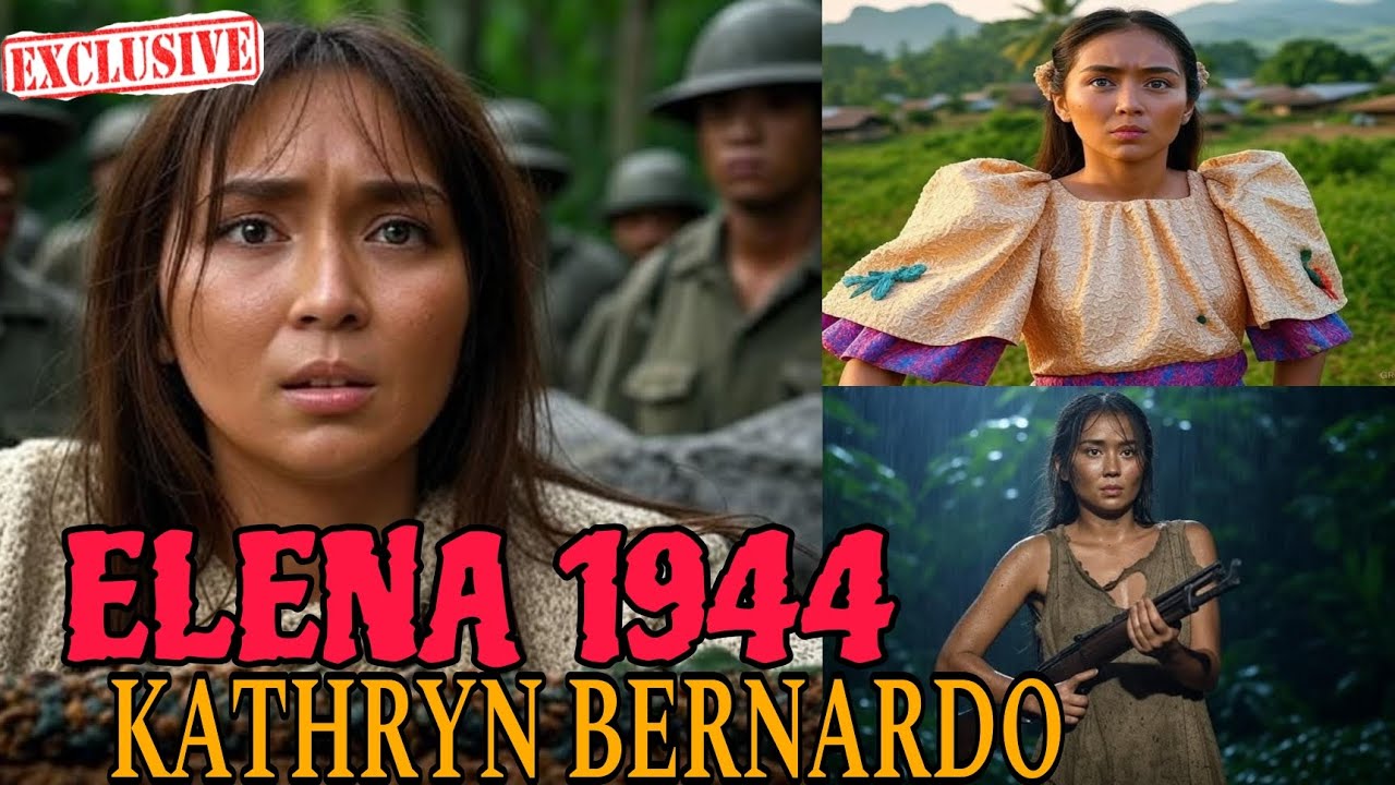KATHRYN BERNARDO in her solo Movie ELENA 1944. Upcoming movie 2025 ...