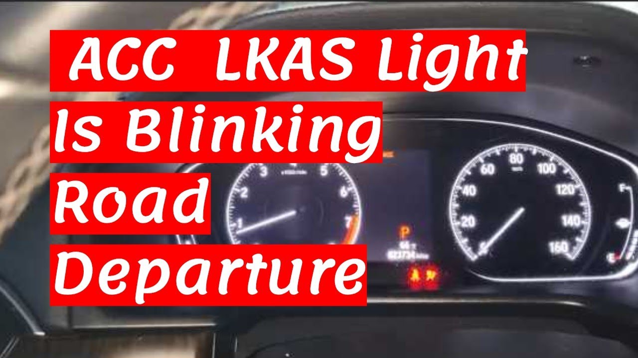 2018 Honda Accord ACC LKAS Light Is Blinking Road Departure - YouTube