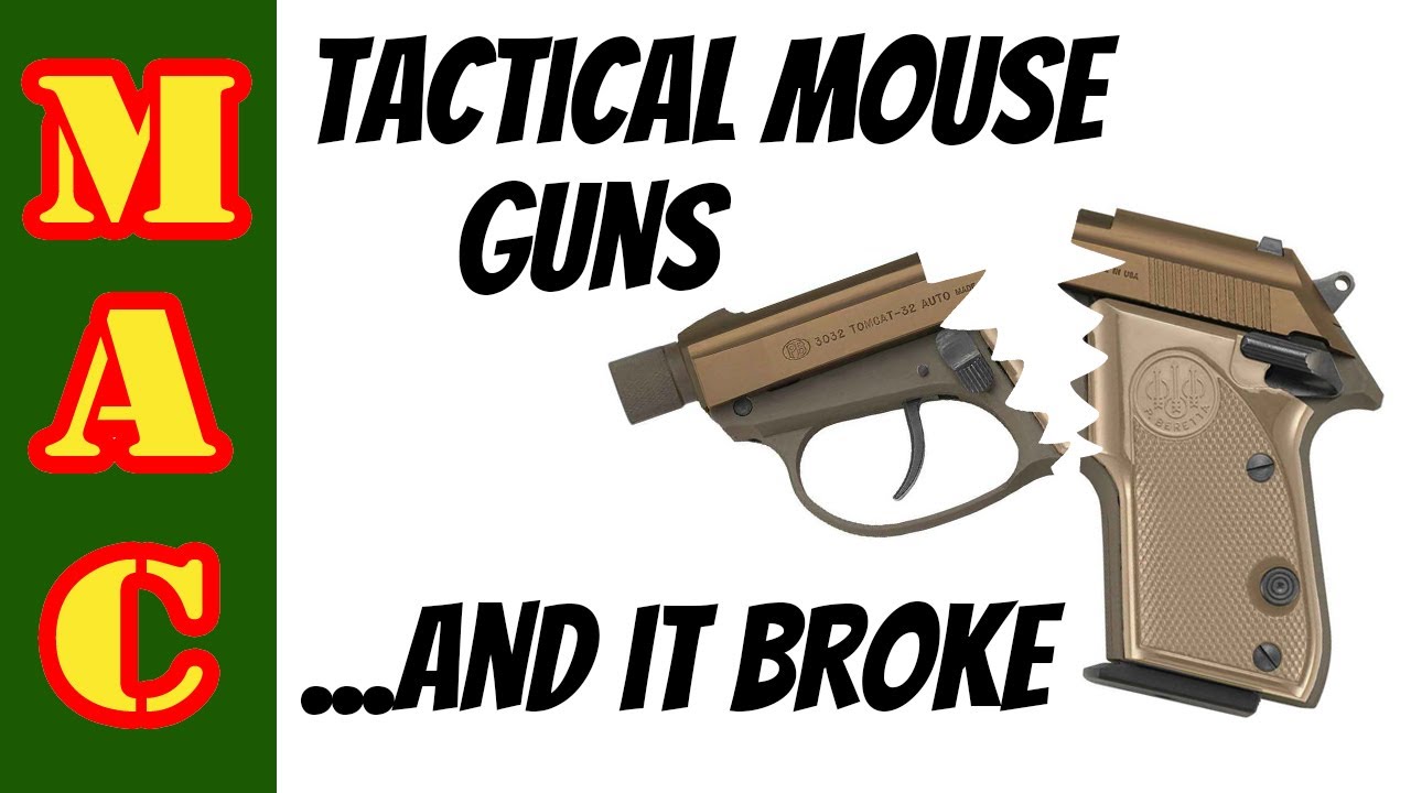 Beretta Silenced Tactical Mouse Guns - and I broke one. - YouTube
