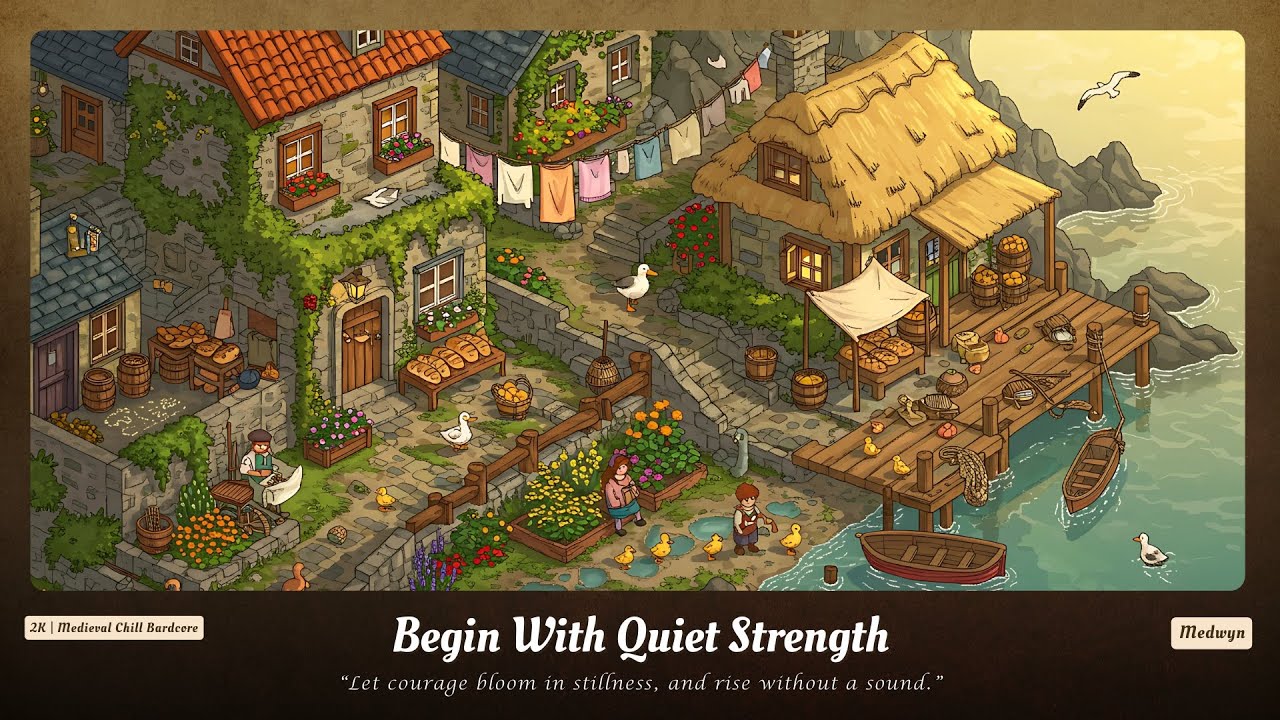 Begin with Quiet Strength 🌾 | Peaceful Medieval Bardcore & Folk Music ...