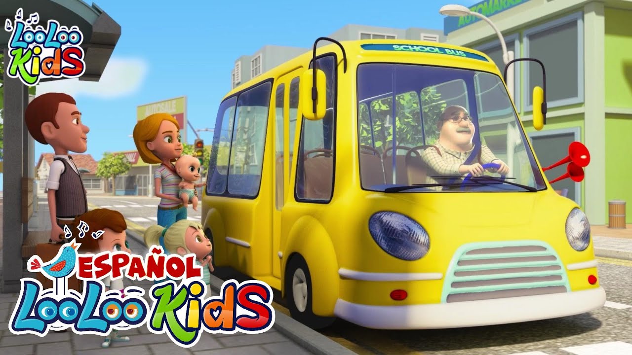 🚌 Las Ruedas del Autobús - LooLoo Kids Español 🎶 Canción Infantil ...