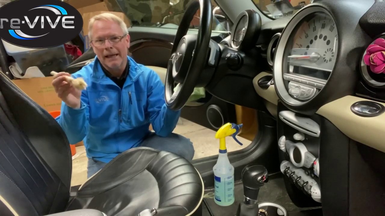 Interior detailing to remove viruses and germs from your car - YouTube