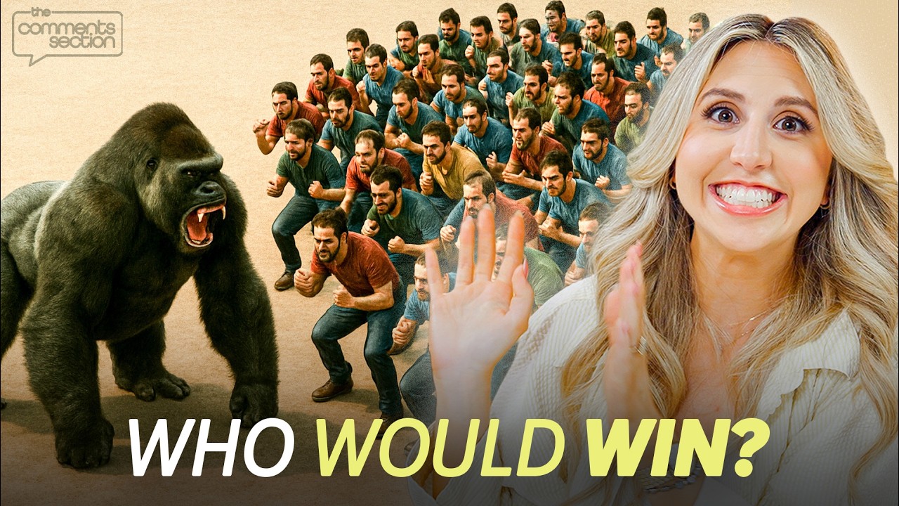 100 Men Would Definitely Take Down That Gorilla - YouTube