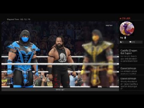 WWE 2K25 - Sub-Zero, Scorpion & Jacob Fatu vs. Bowser - Handicap Match ...