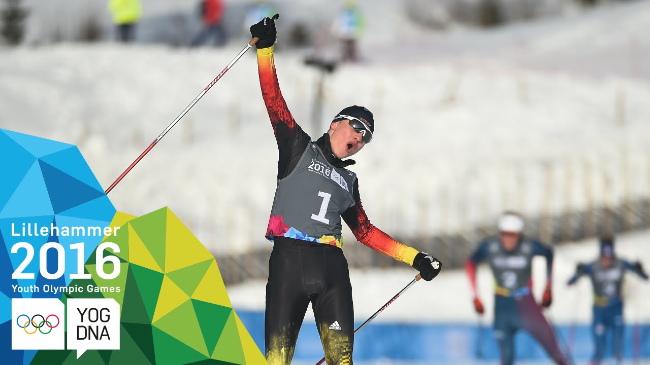Nordic Combined - Tim Kopp (GER) wins Men's gold | Lillehammer 2016 ...