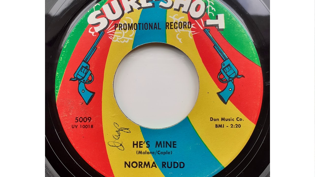 Norma Rudd - He's Mine (Sure-Shot Records) 1965 Demo - YouTube