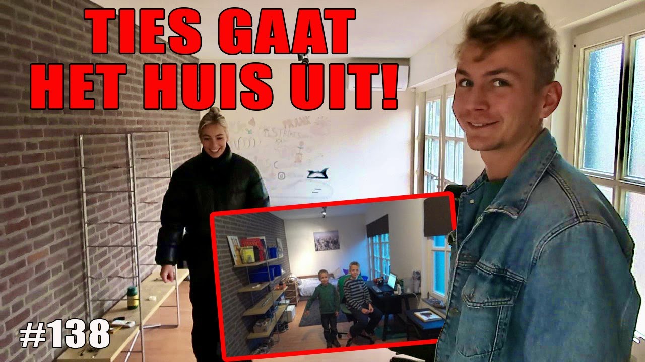TIES NU ECHT HET HUIS UIT (VLOG #138) - YouTube