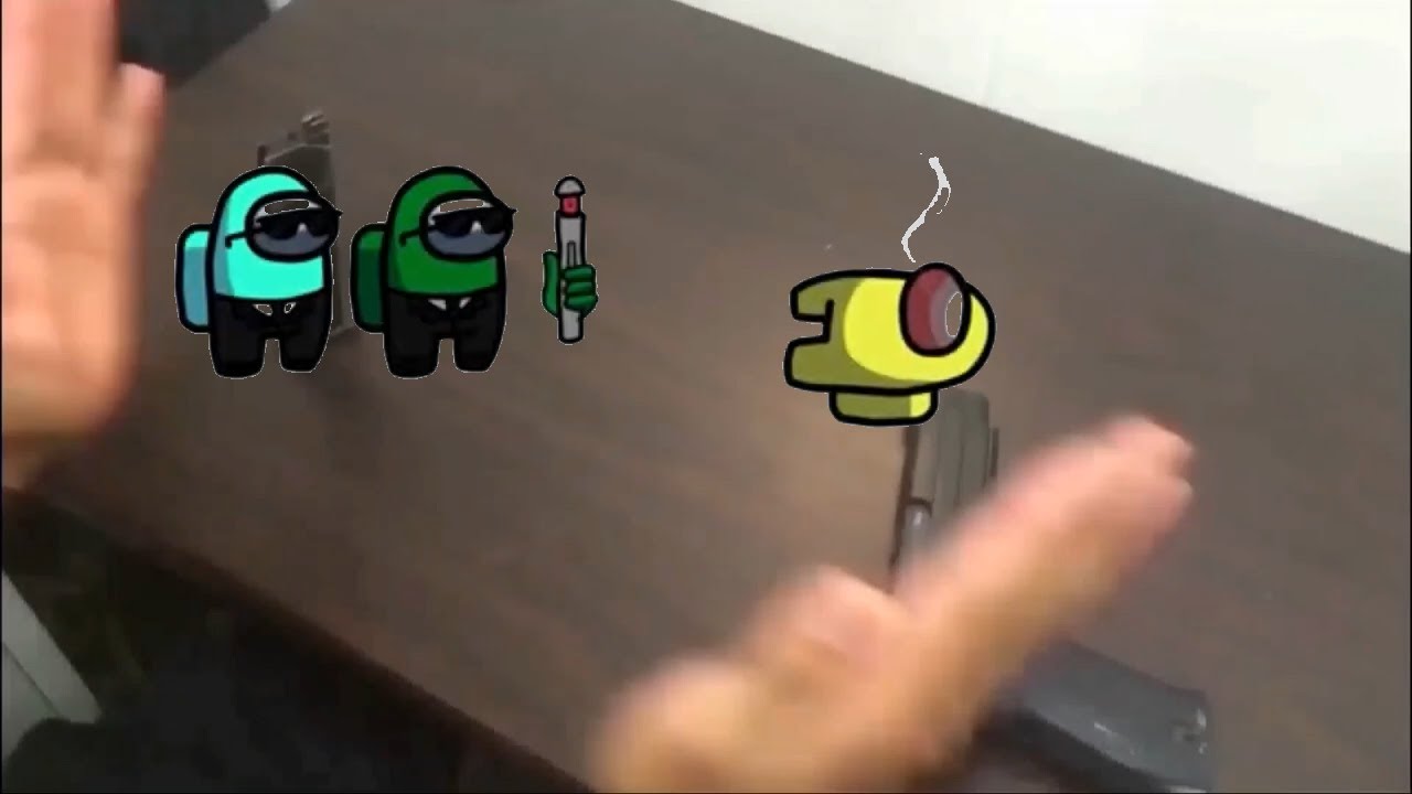 Among Us American Cup Song with Gun but Imposters erace the memory ...