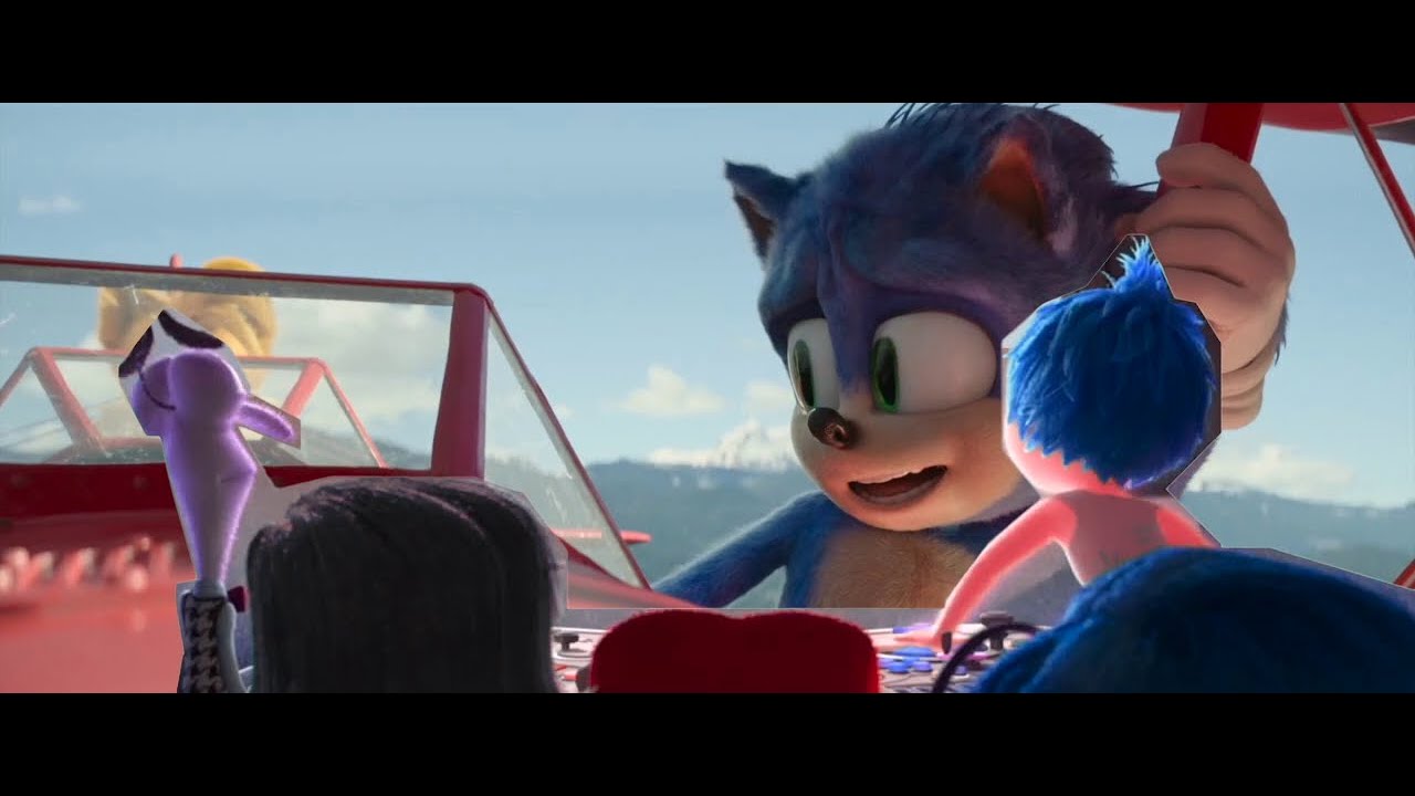 Inside Out Emotions Watching Sonic The Hedgehog 2 Trailer - YouTube