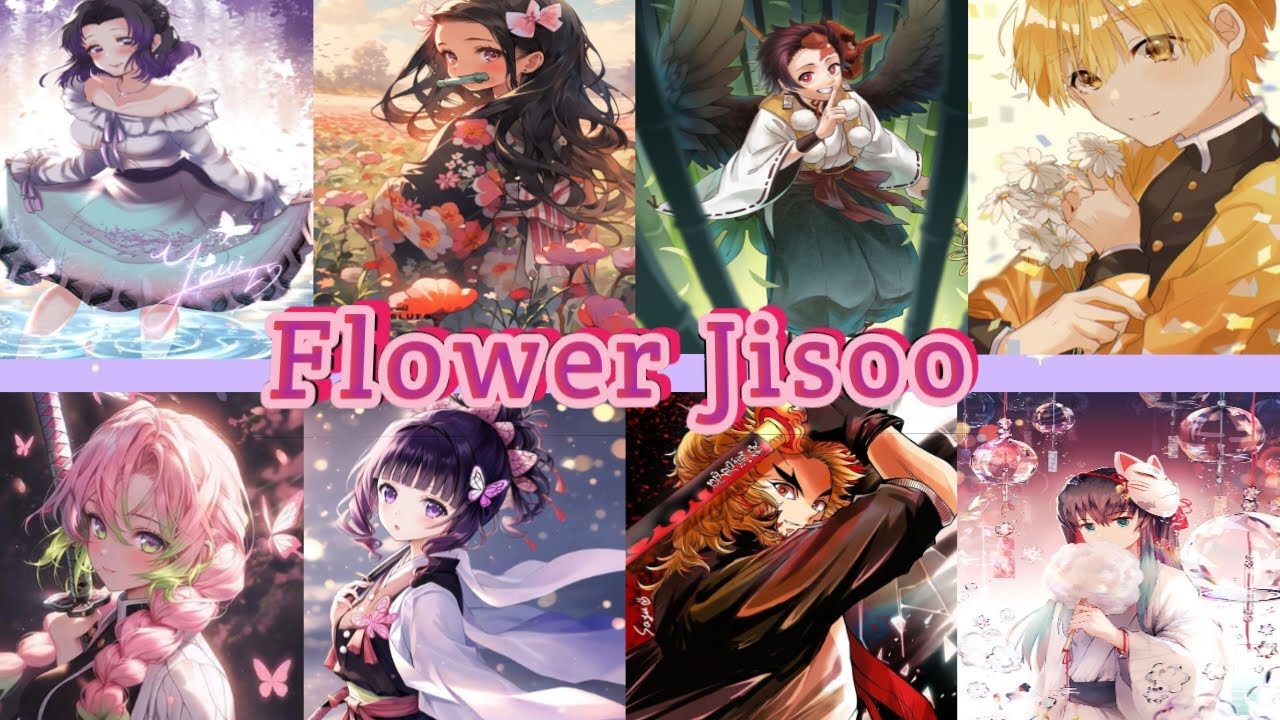 Demon Slayer Characters Singing Flower Jisoo 🌹🥀 | kny | Demon slayer ...