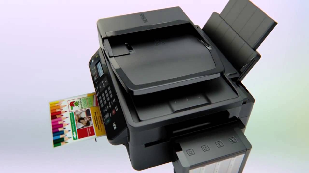 Multifuncional Epson com Tanque (Bulk Ink) L555 - YouTube