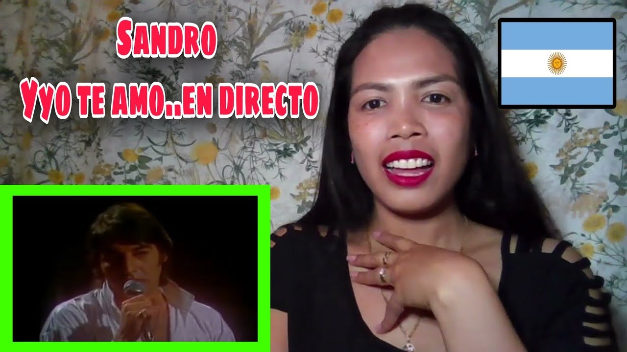 Sandro -Yyo te amo..en directo | REACTION - YouTube