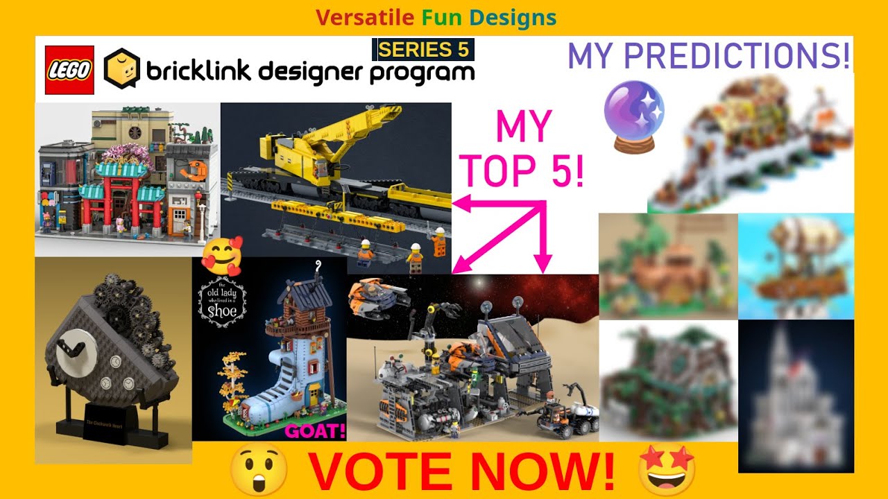 MY TOP 5 Sets of the LEGO BrickLink Designer Program Series 5 + 🔮 My ...
