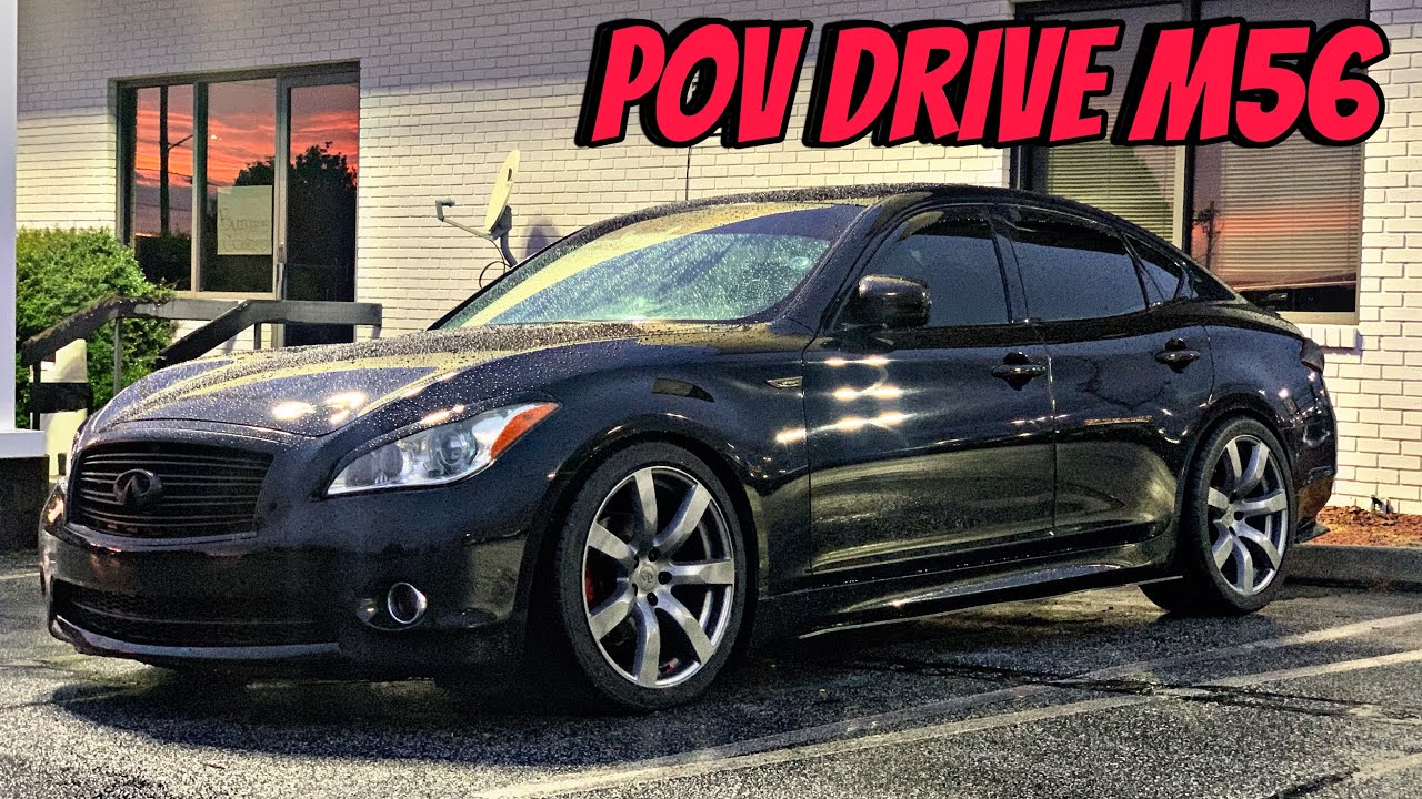 P.O.V DRIVE ON THE INFINITI M56 - YouTube