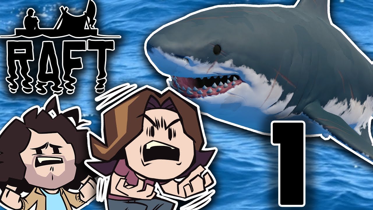 Raft: Stranded With A Shark - PART 1 - Game Grumps - YouTube