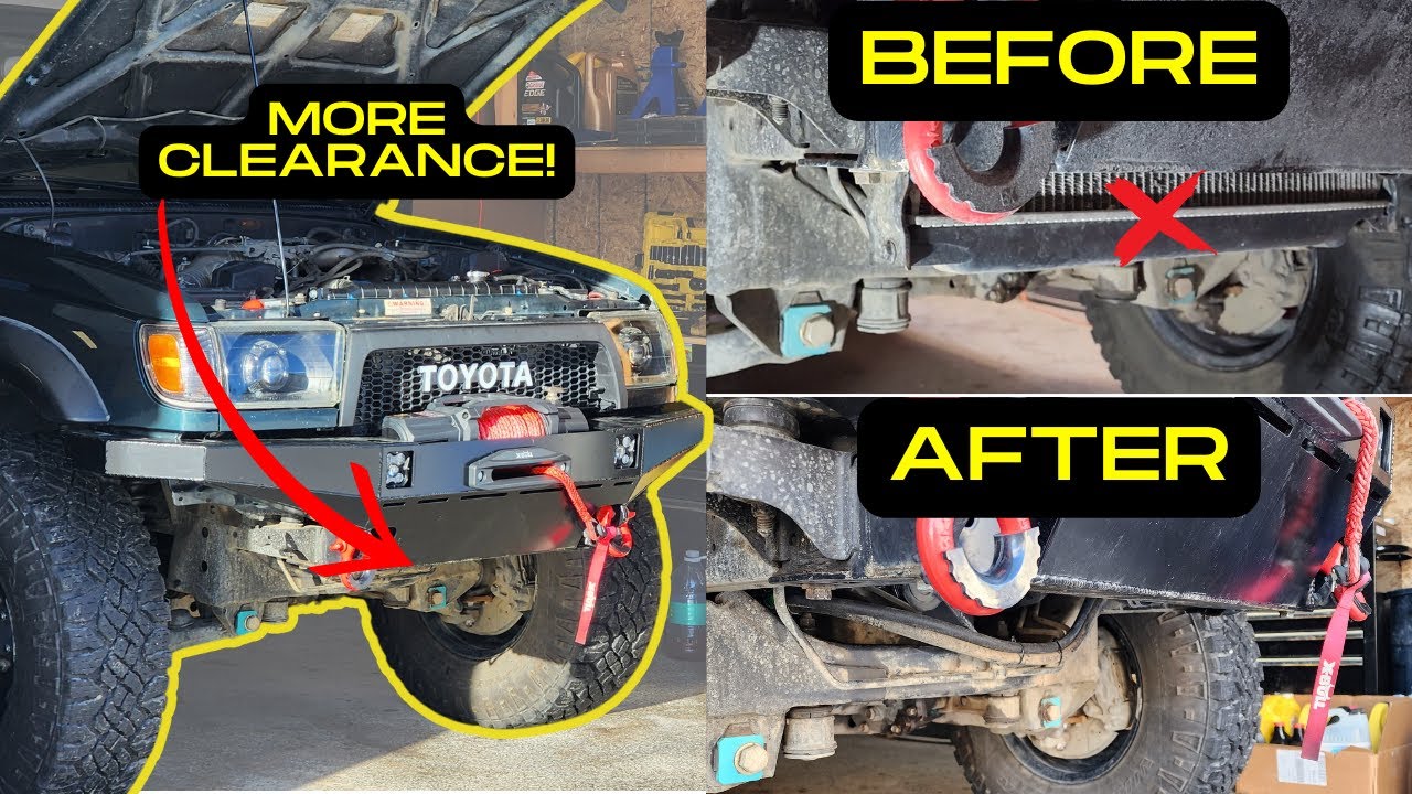 How to Replace Radiator AND Gain 4" of Clearance!! - 3rd Gen 4runner ...
