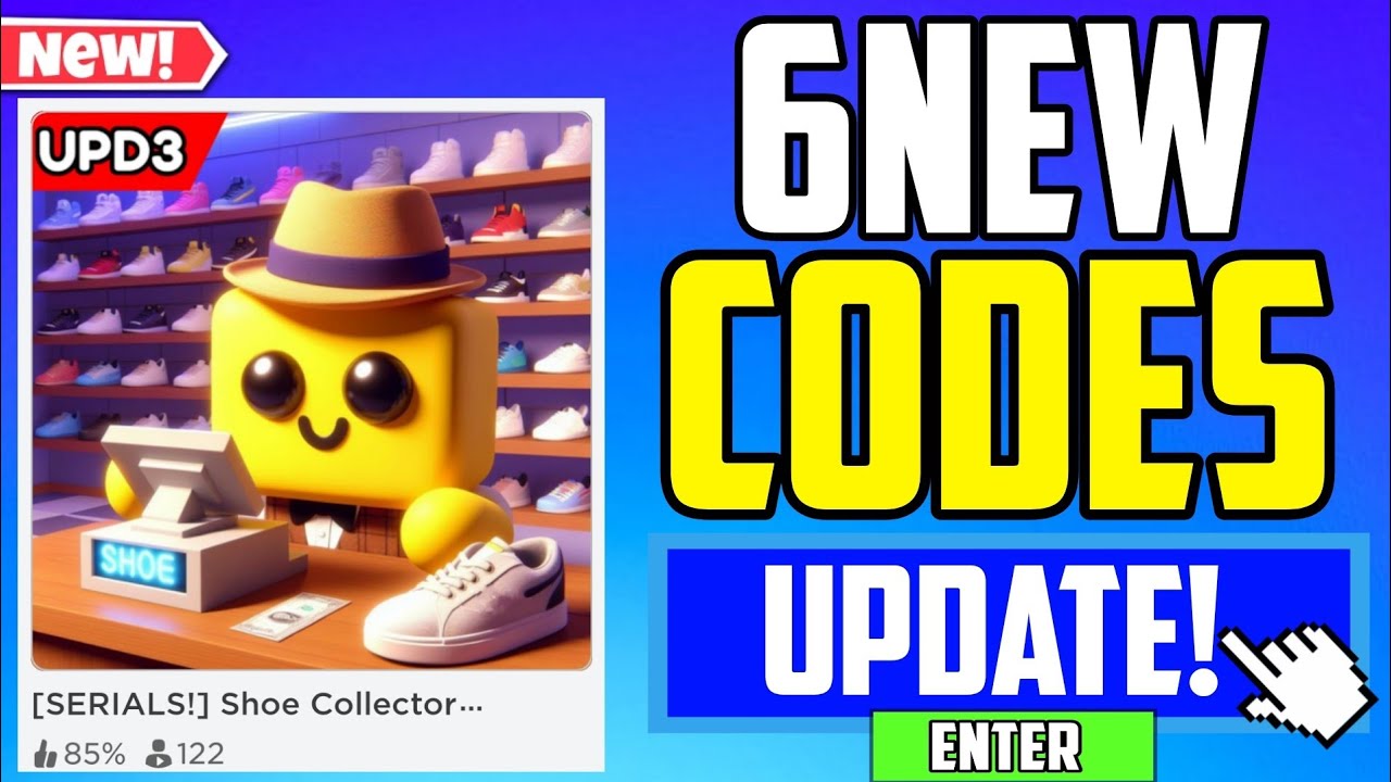 *SECRET UPDATE!* | SHOE COLLECTOR SIMULATOR CODES 2024 (SERIALS!) - YouTube